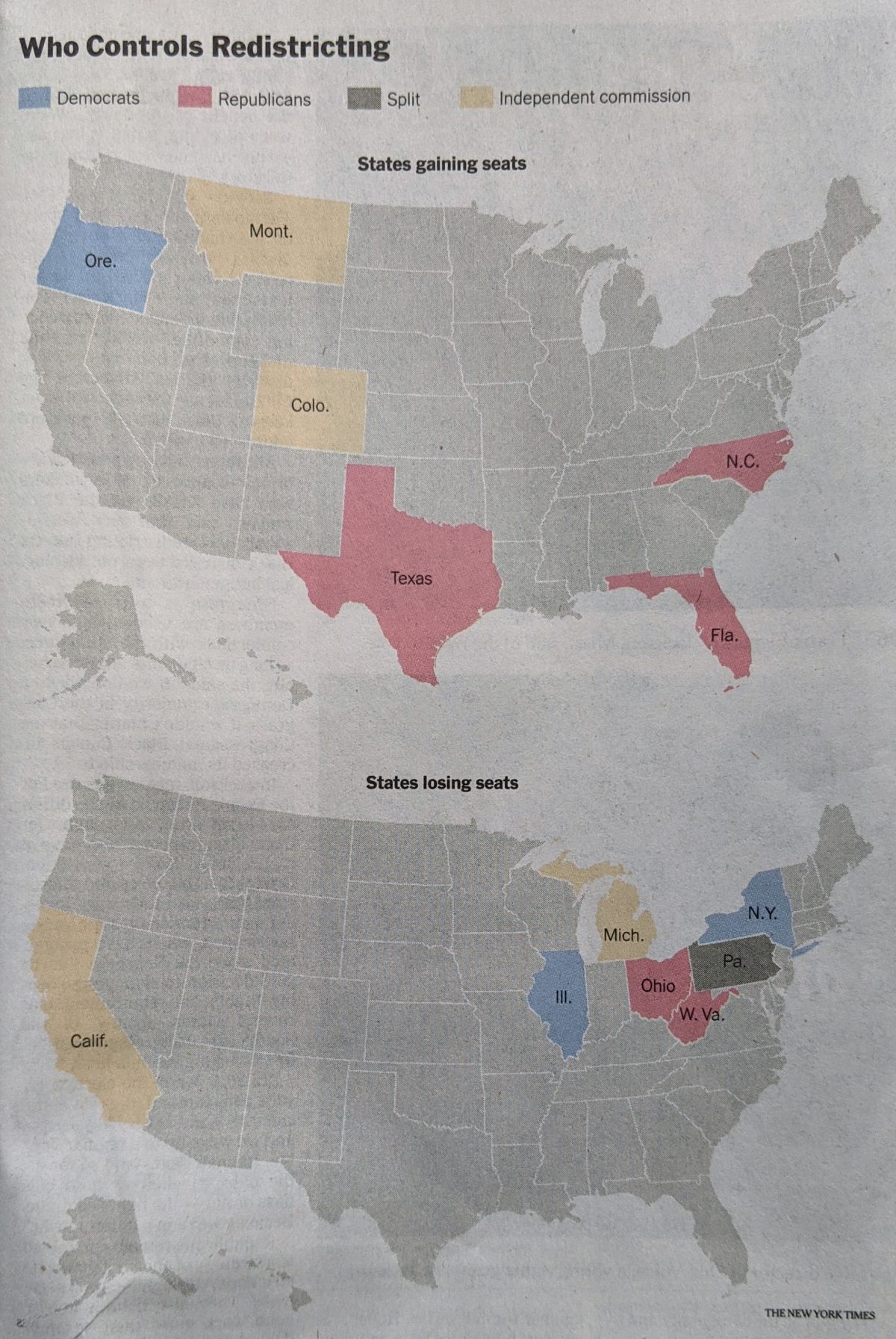 2020 Census Apportionment – Coffee Spoons